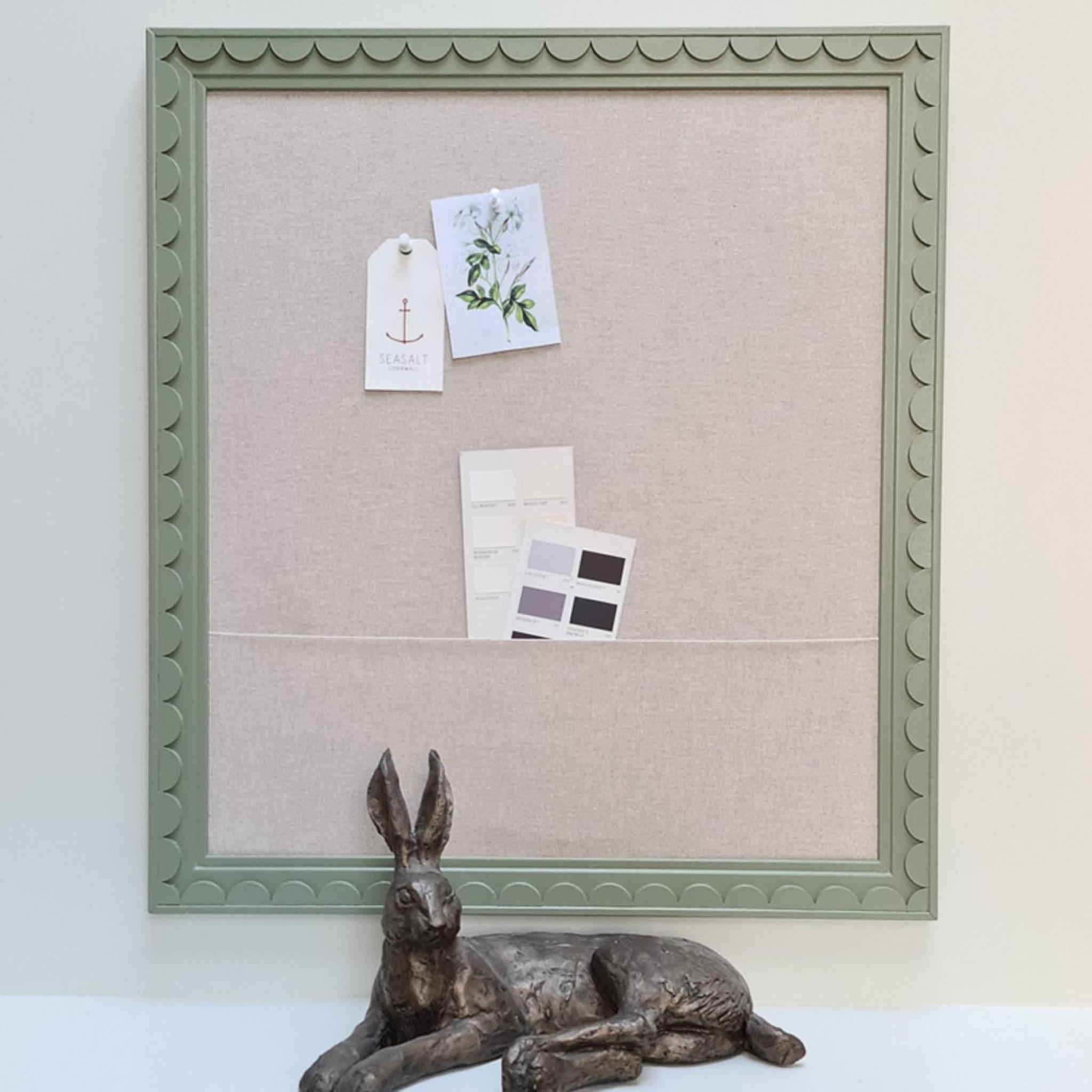 Scallop framed pinboard | The Notice Board Company